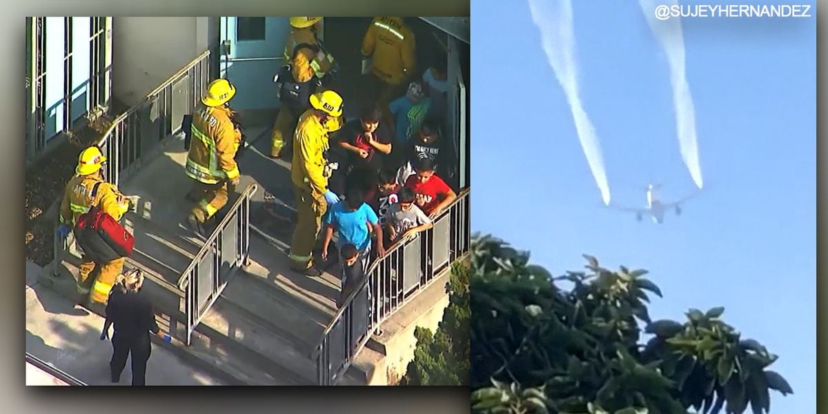 Delta flight dumps fuel over elementary schools in Los Angeles
